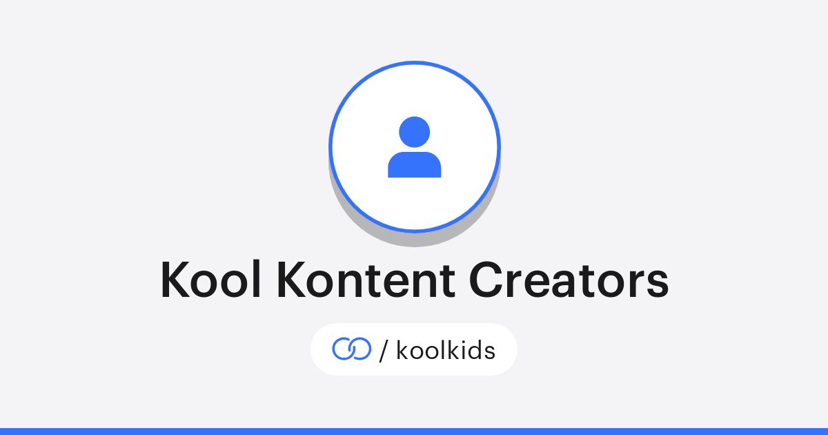 Kool Kontent Creators (/koolkids) · solo.to