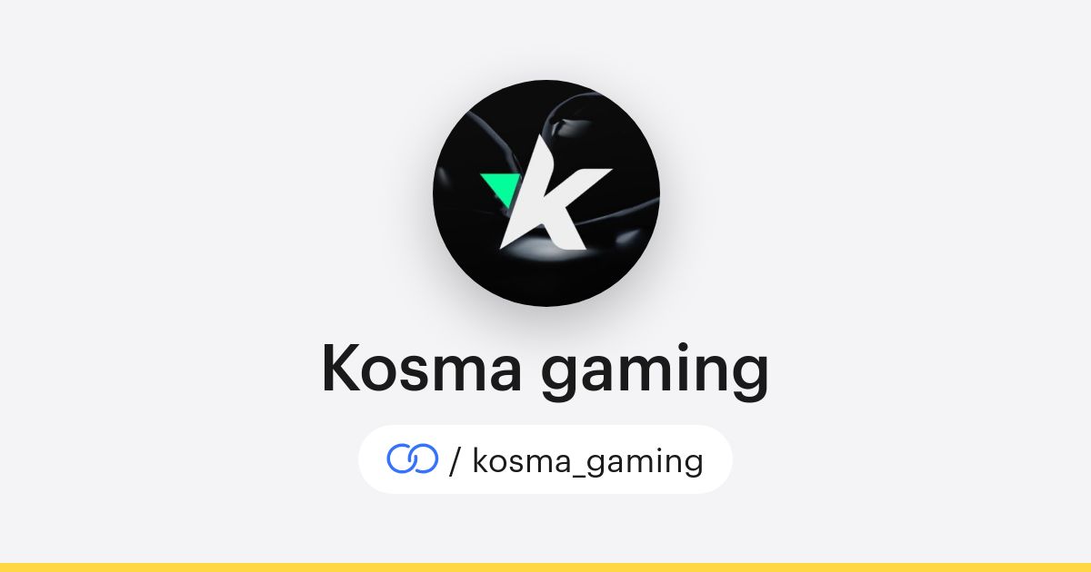 Kosma gaming (/kosma_gaming) · solo.to