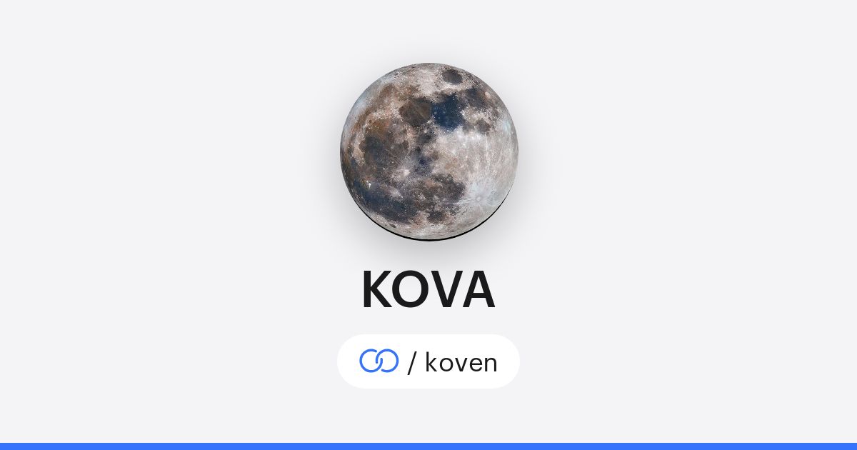 KOVA (/koven) · solo.to
