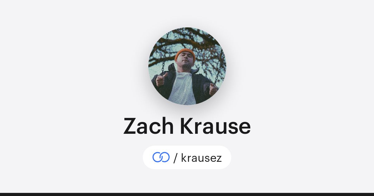 Zach Krause (/krausez) · solo.to