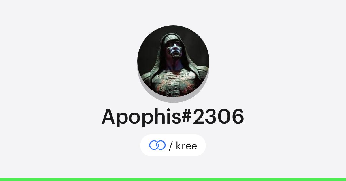 Apophis#2306 (/kree) · solo.to