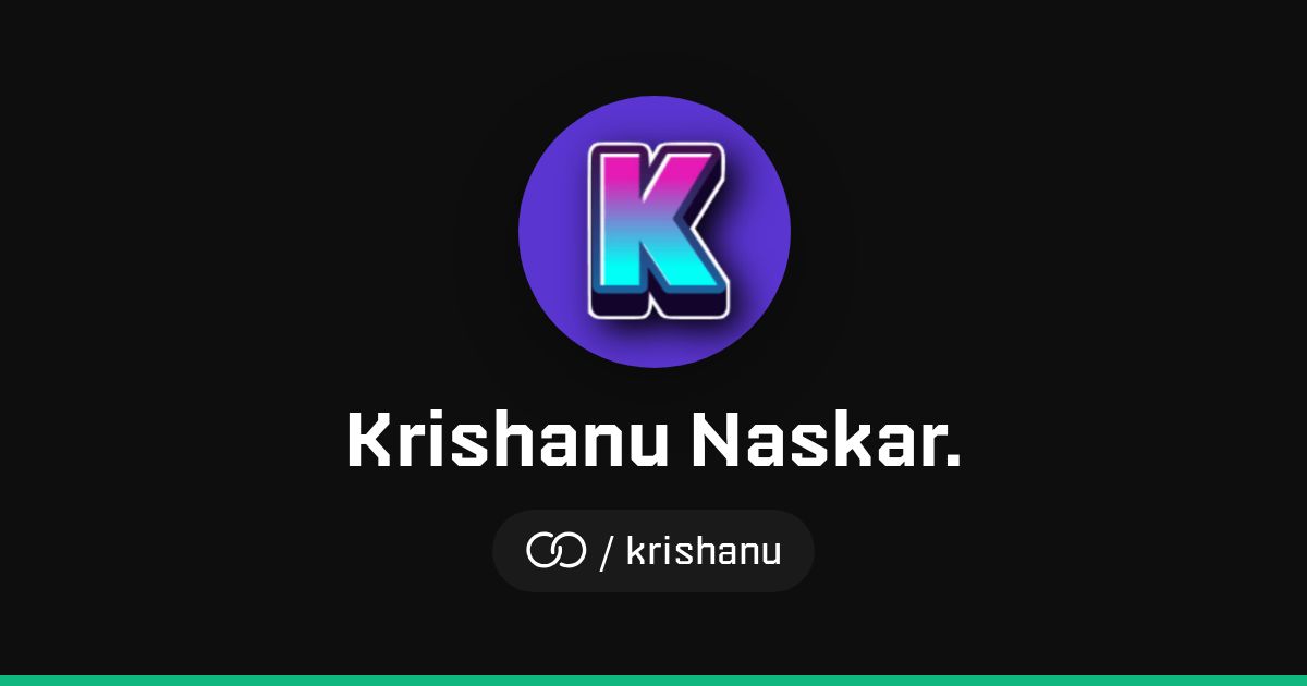 Krishanu Naskar. (/krishanu) · solo.to