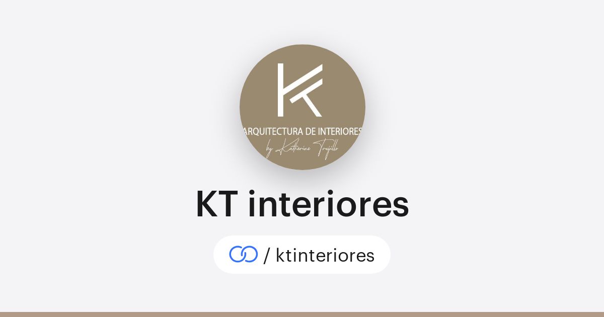 KT interiores (/ktinteriores) · solo.to