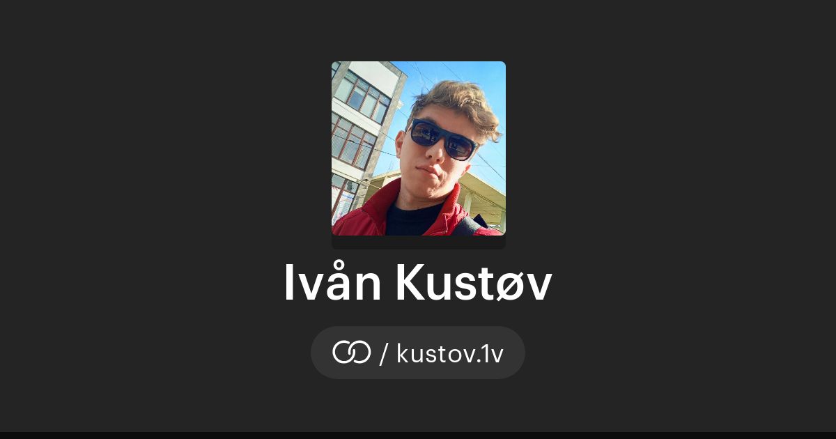 Ivån Kustøv (/kustov.1v) · solo.to