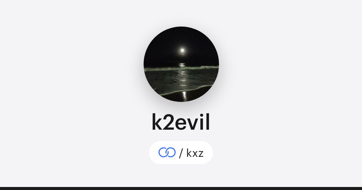 k2evil (/kxz) · solo.to