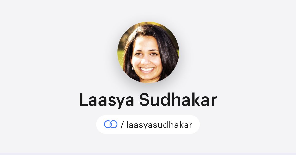Laasya Sudhakar (/laasyasudhakar) · solo.to