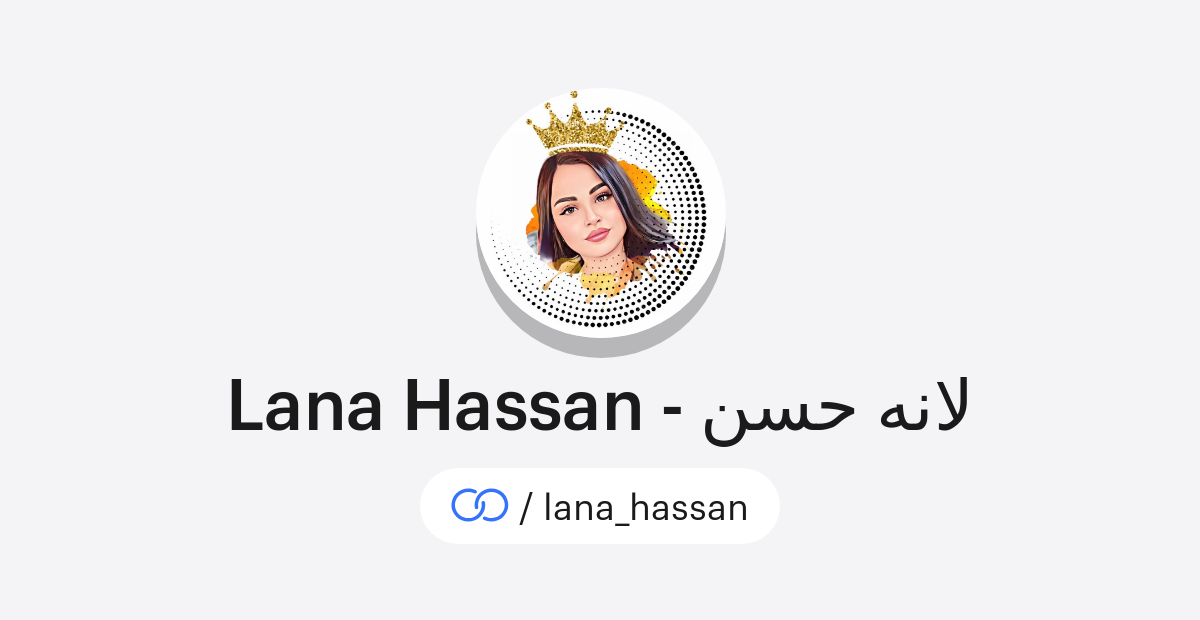 Lana Hassan - لانە حسن (/lana_hassan) · solo.to