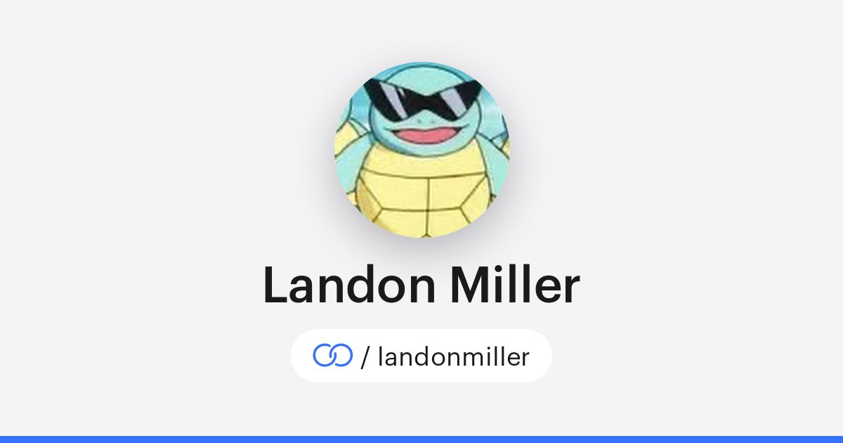 Landon Miller (/landonmiller) · solo.to