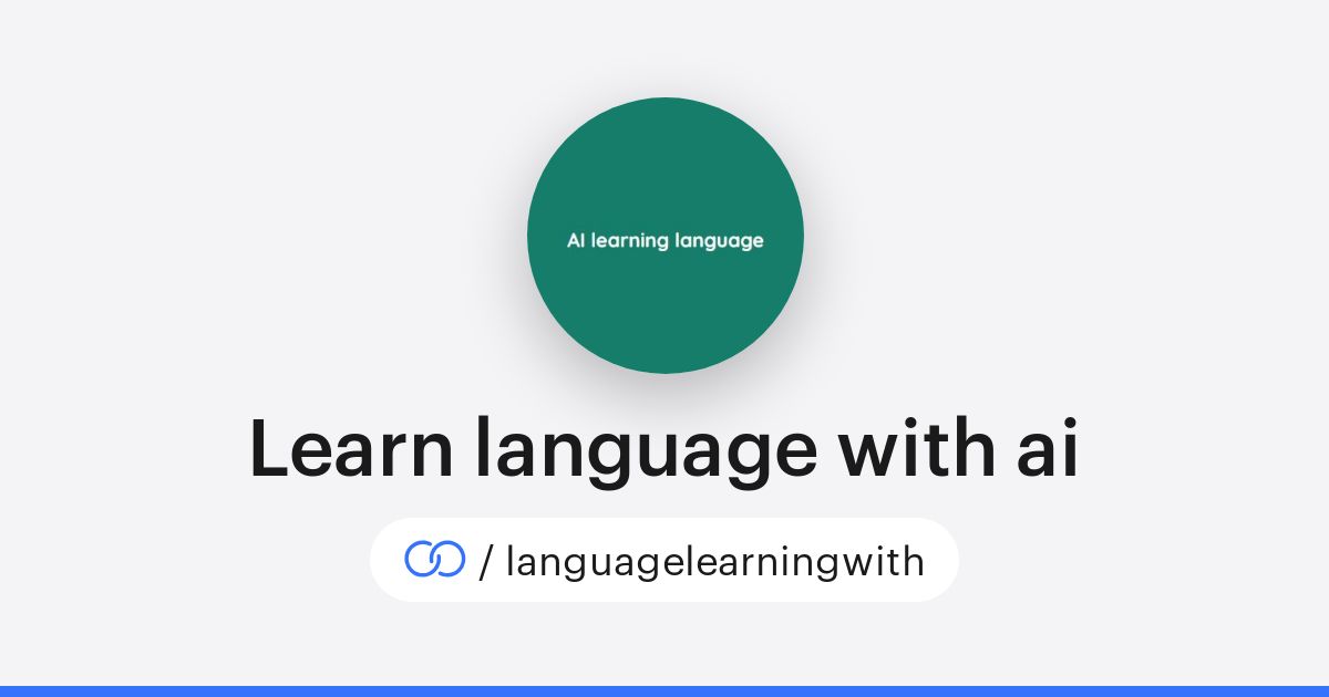 Learn language with ai (/languagelearningwith) · solo.to