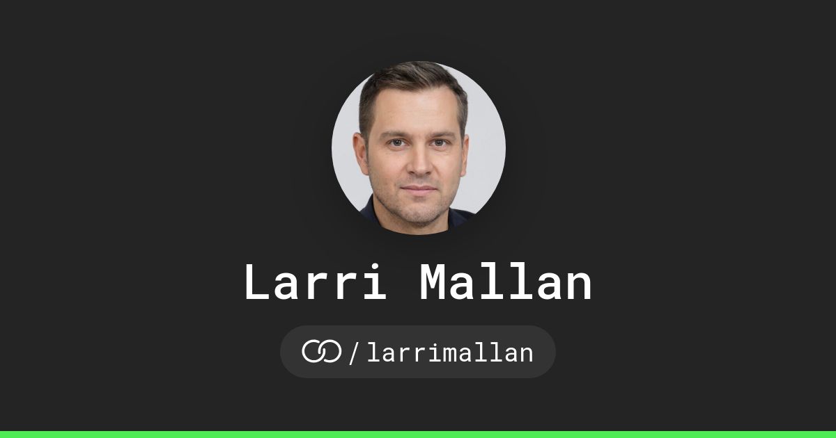 Larri Mallan (/larrimallan) · solo.to