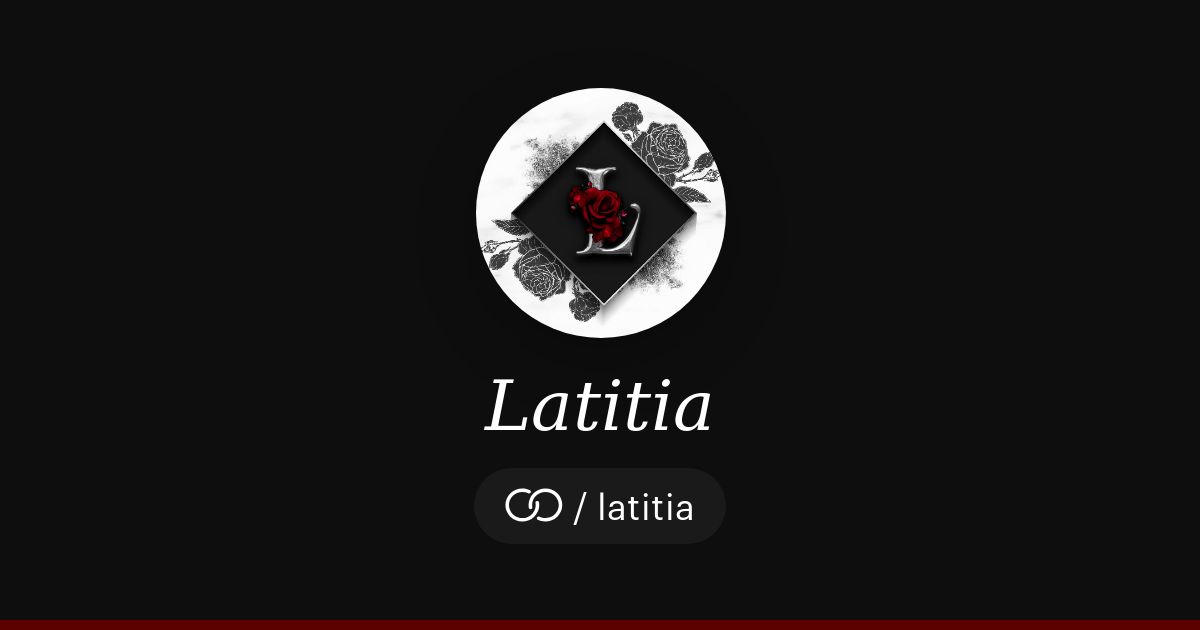 𝐿𝑎𝑡𝑖𝑡𝑖𝑎 (/latitia) · solo.to