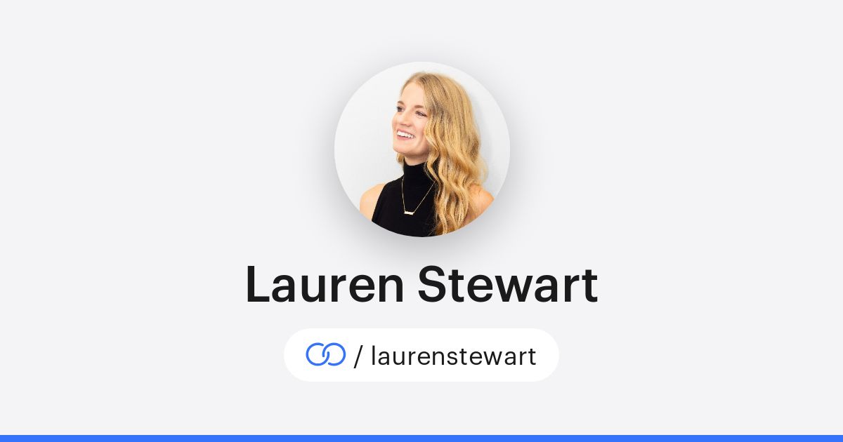 Lauren Stewart (/laurenstewart) · solo.to