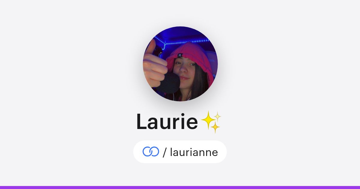 Laurie (/laurianne) · solo.to