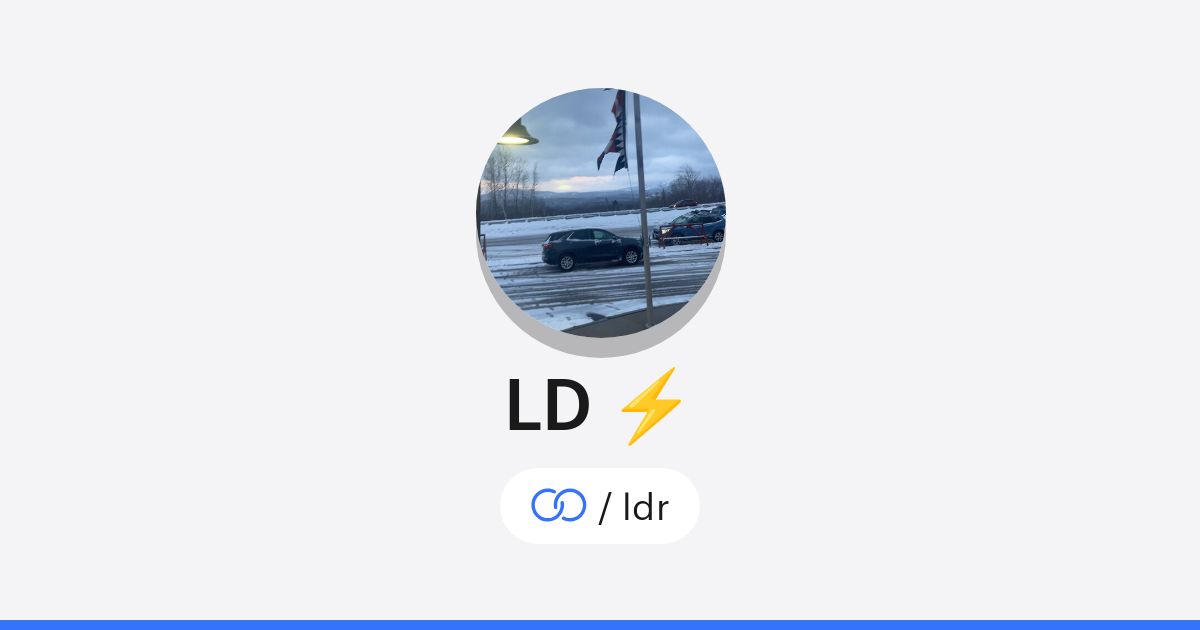 LD ⚡️ (/ldr) · solo.to