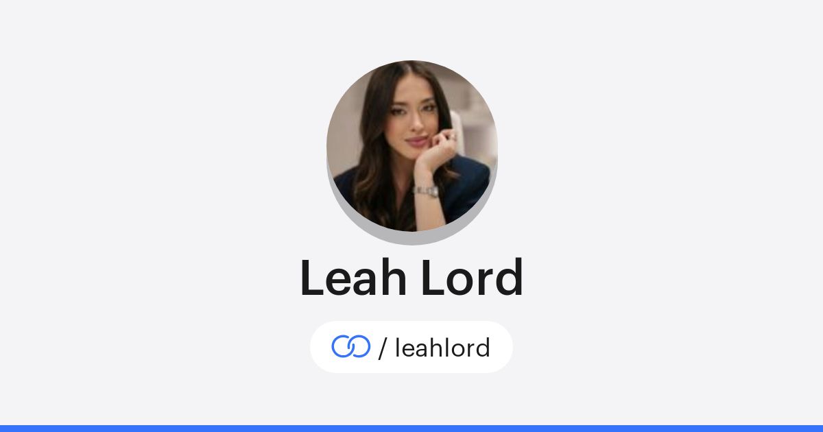 Leah Lord (/leahlord) · solo.to