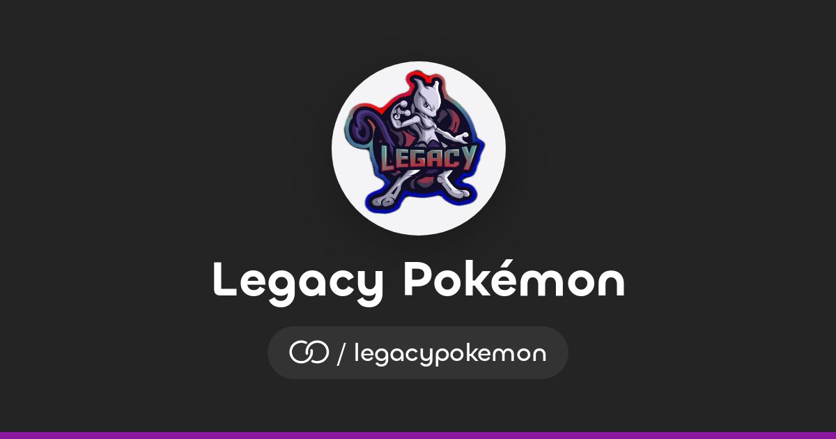 Legacy Pokémon (/legacypokemon) · solo.to