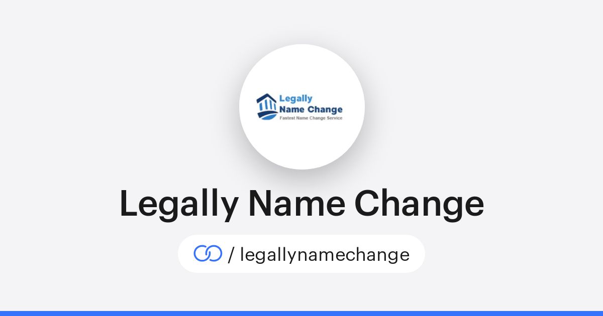 Legally Name Change (/legallynamechange) · solo.to