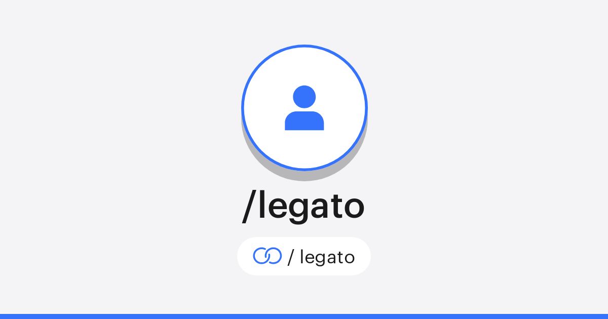/legato · solo.to