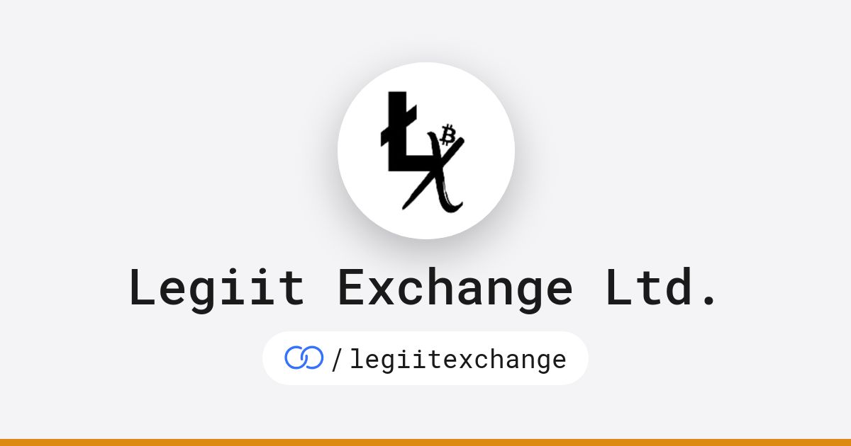 Legiit Exchange Ltd. (/legiitexchange) · solo.to