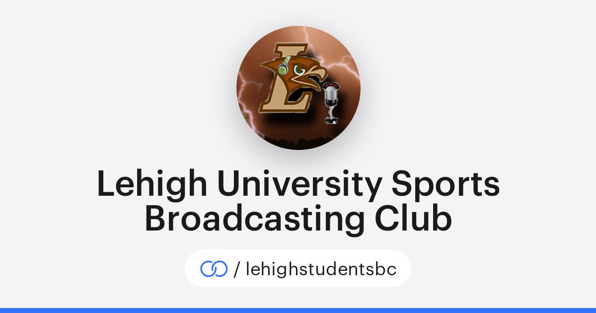 Lehigh University Sports Broadcasting Club (/lehighstudentsbc) · solo.to