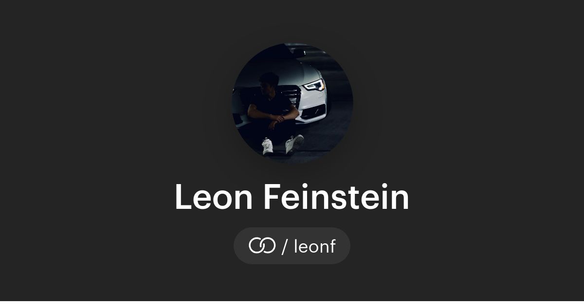 Leon Feinstein (/leonf) · solo.to