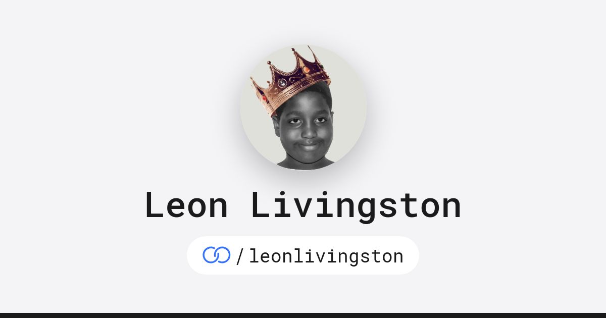 Leon Livingston (/leonlivingston) · solo.to
