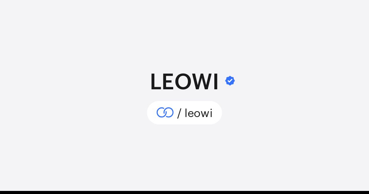 LEOWI · solo.to