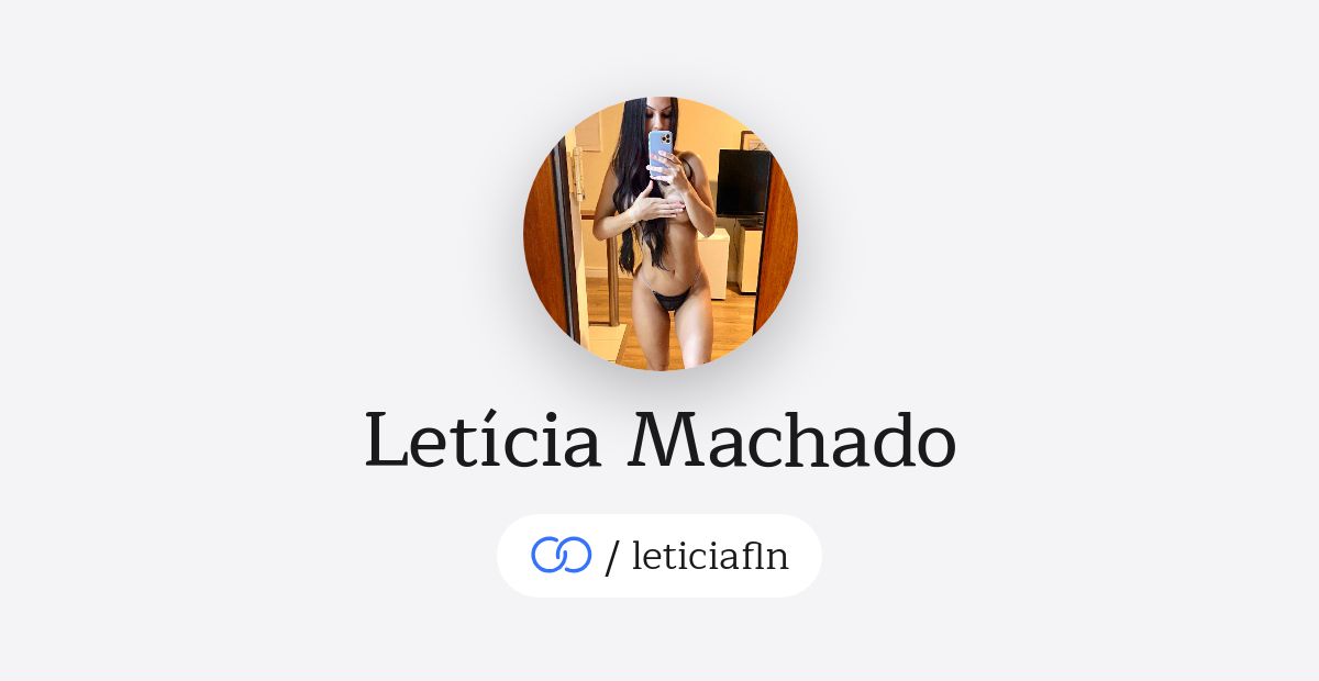 Letícia Machado (/leticiafln) · solo.to