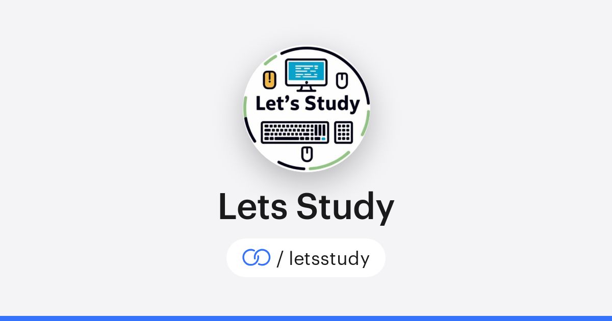 Lets Study (/letsstudy) · solo.to