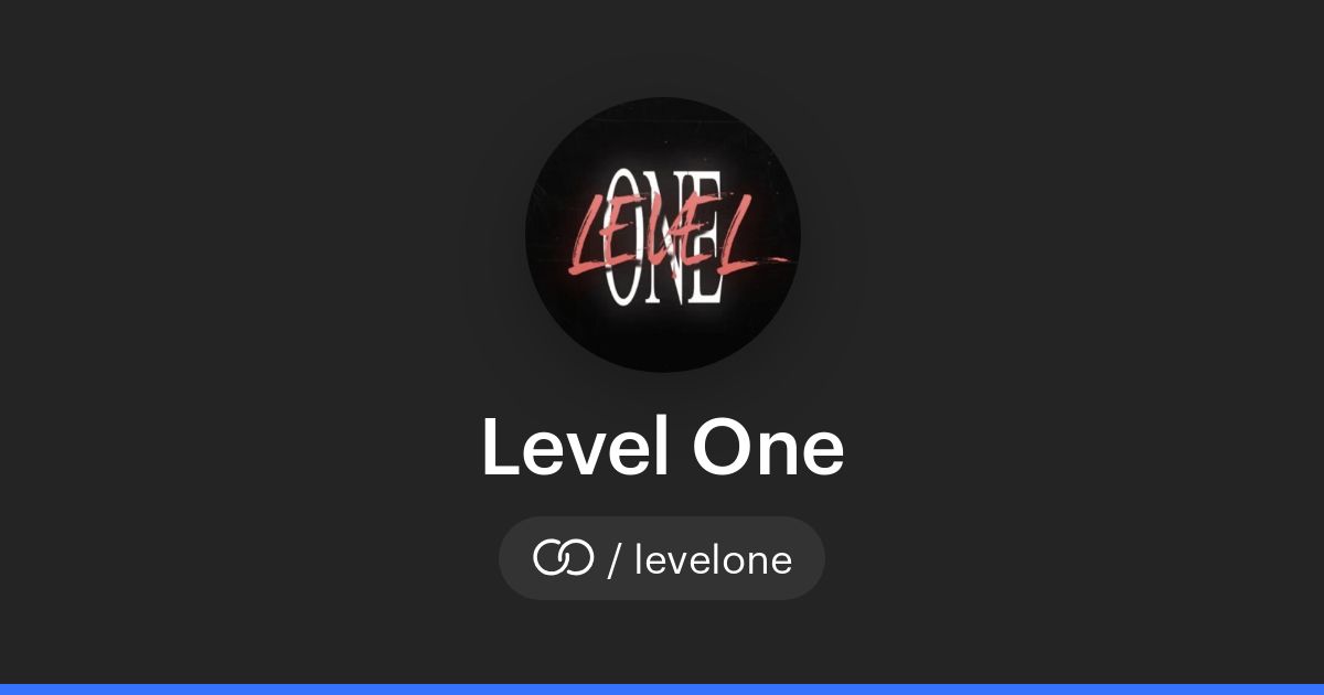 Level One (/levelone) · solo.to