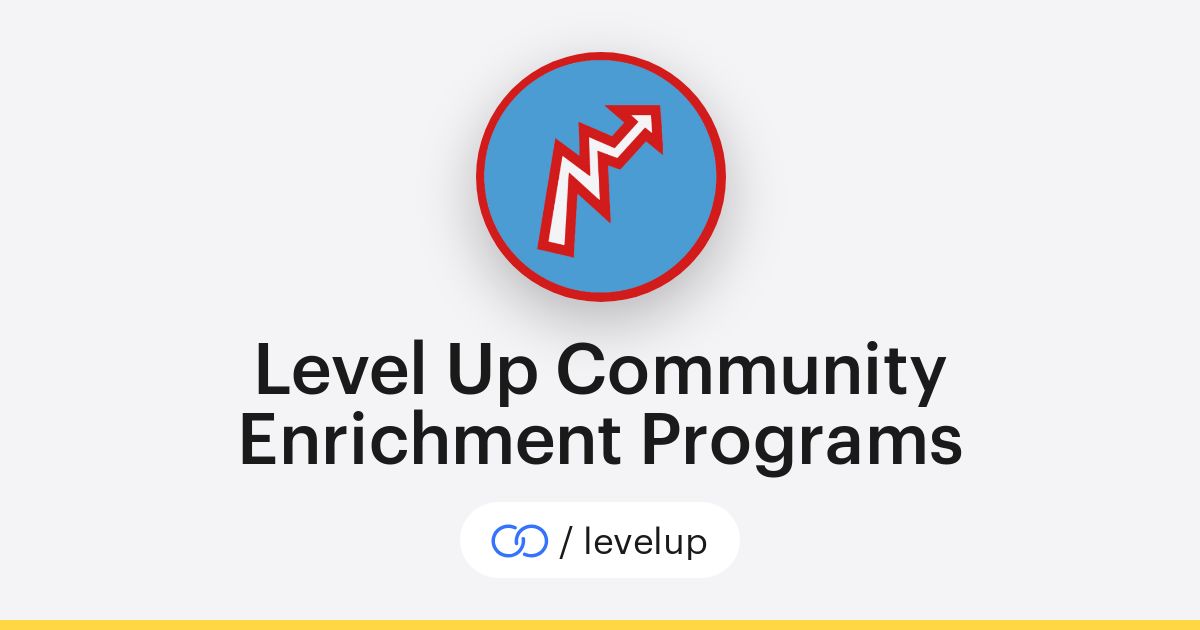 Level Up Community Enrichment Programs (/levelup) · solo.to