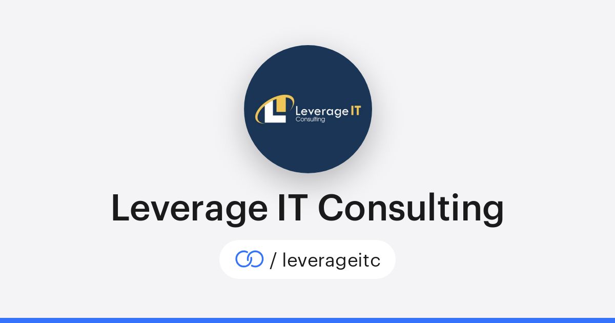 Leverage IT Consulting (/leverageitc) · solo.to