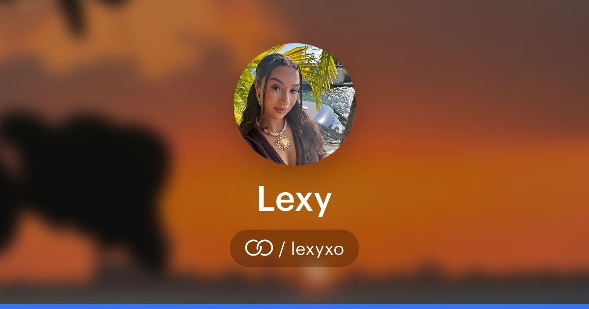 Lexy (/lexyxo) · solo.to