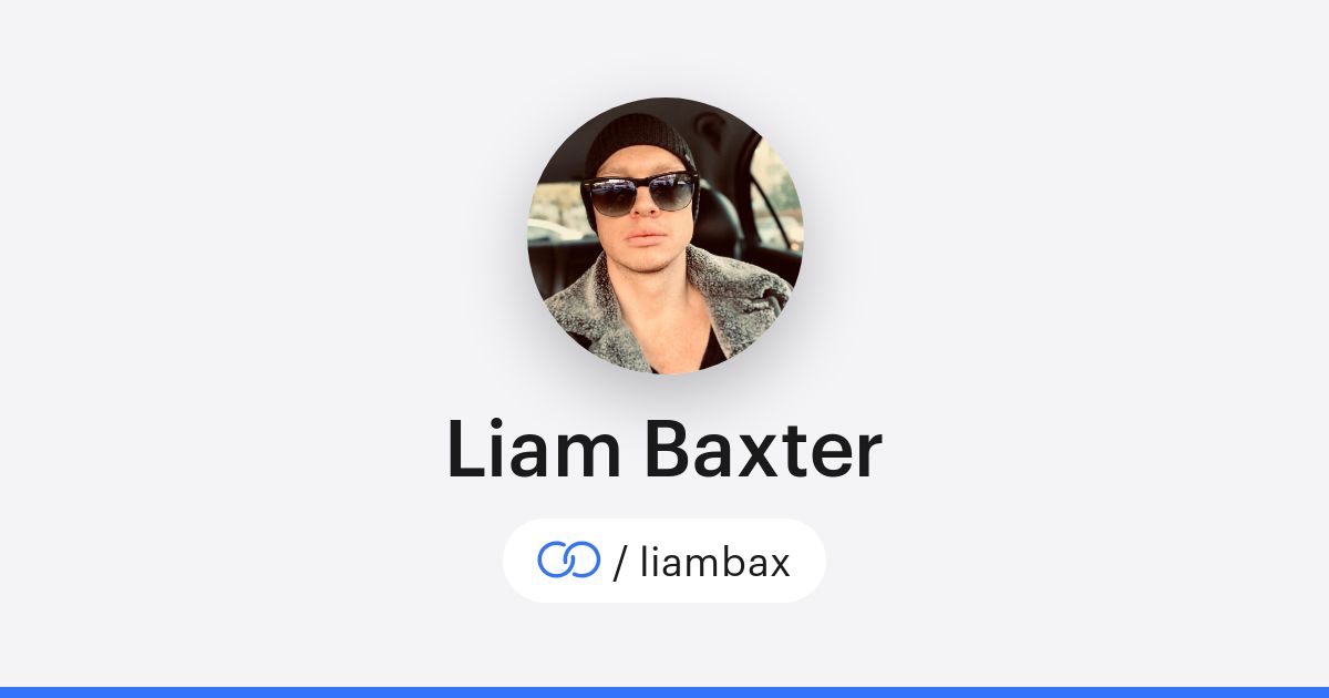 Liam Baxter (/liambax) · solo.to