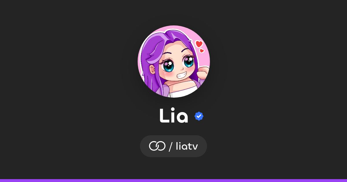 Lia (/liatv) · solo.to