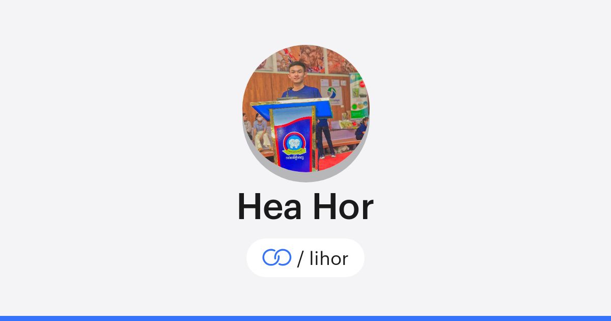 Hea Hor (/lihor) · solo.to
