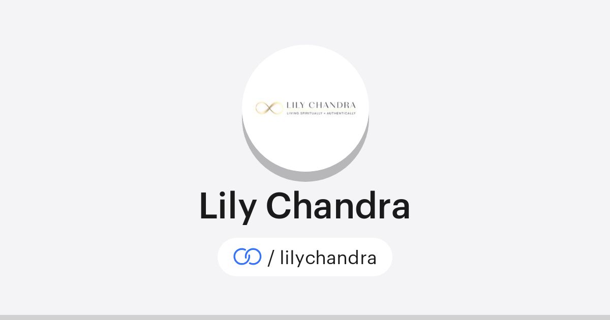 Lily Chandra (/lilychandra) · solo.to