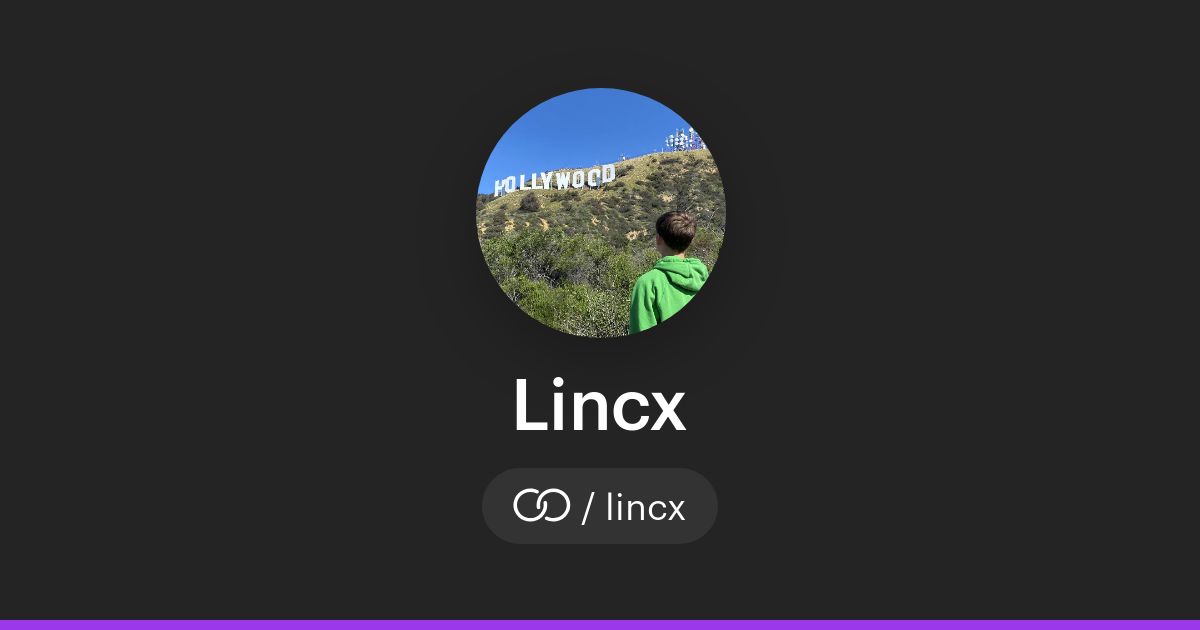 Lincx (/lincx) · solo.to