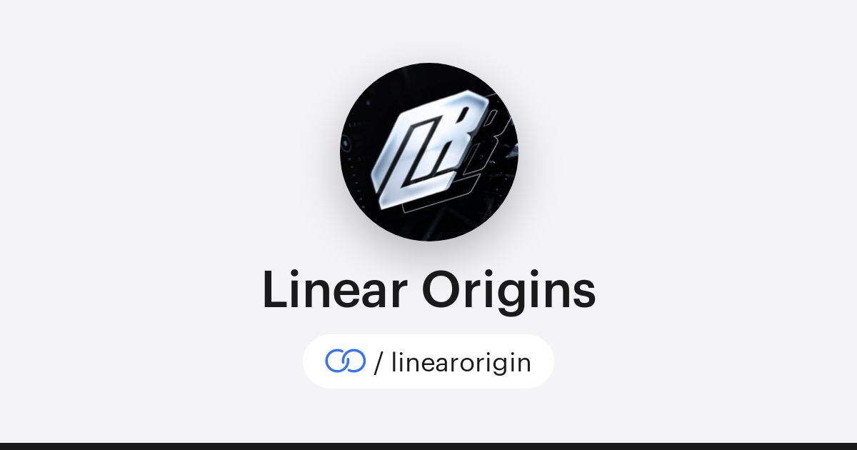 Linear Origins (/linearorigin) · solo.to