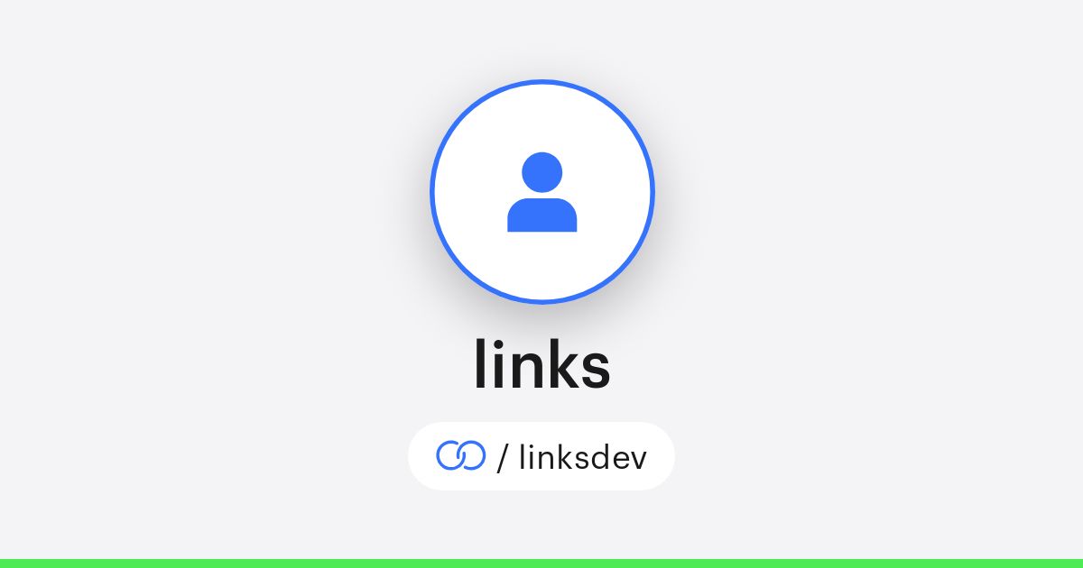 links (/linksdev) · solo.to