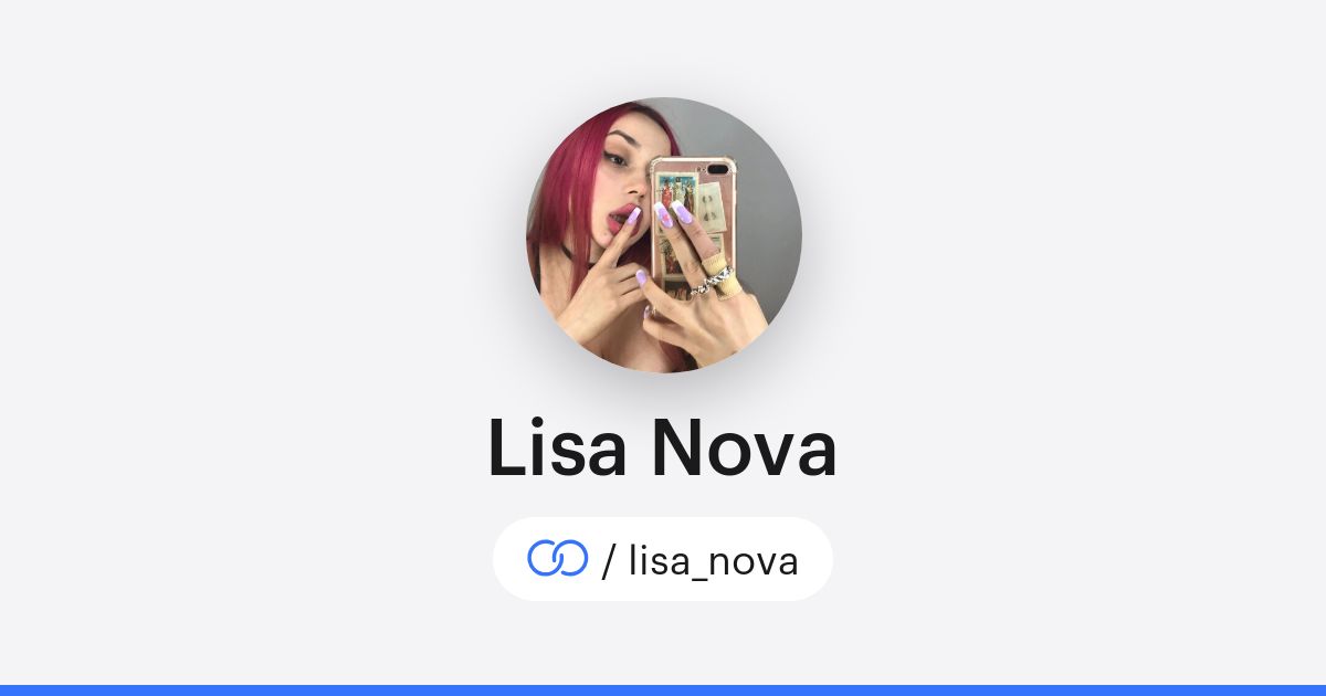Lisa Nova (/lisa_nova) · solo.to