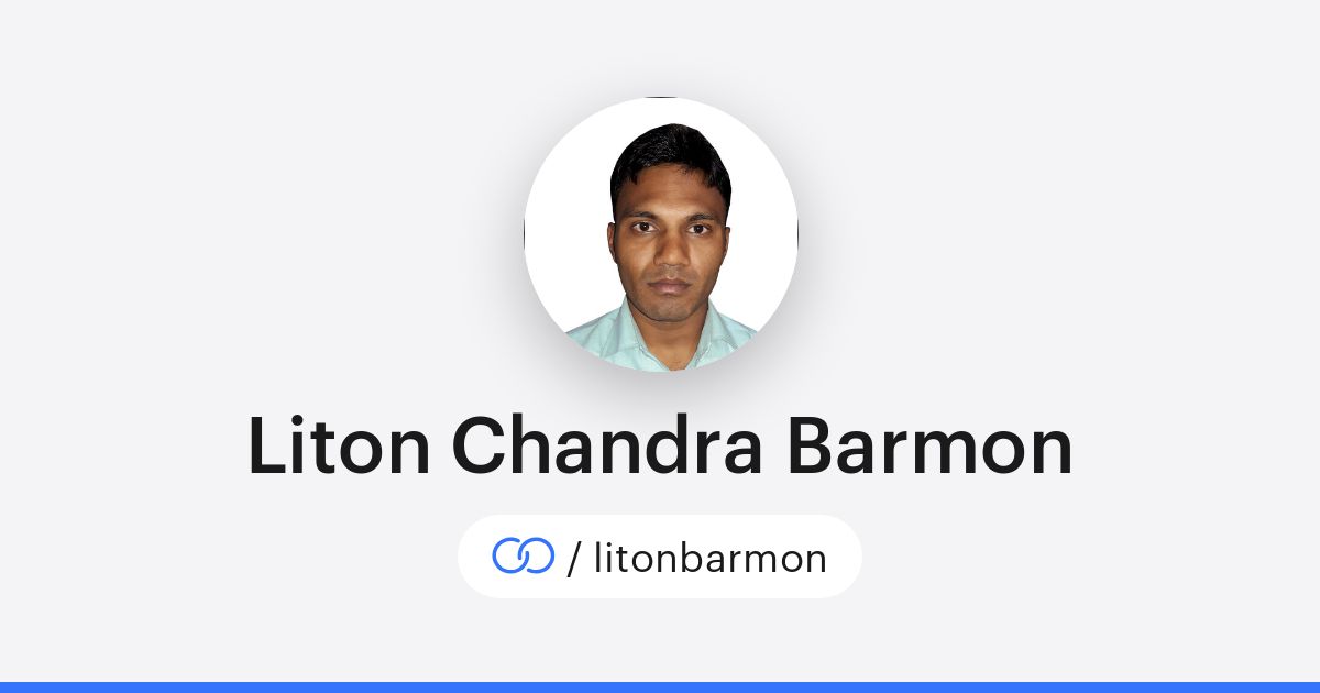 Liton Chandra Barmon (/litonbarmon) · solo.to