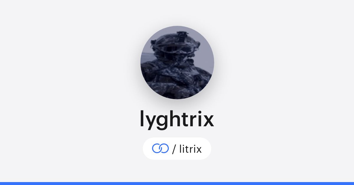 lyghtrix (/litrix) · solo.to