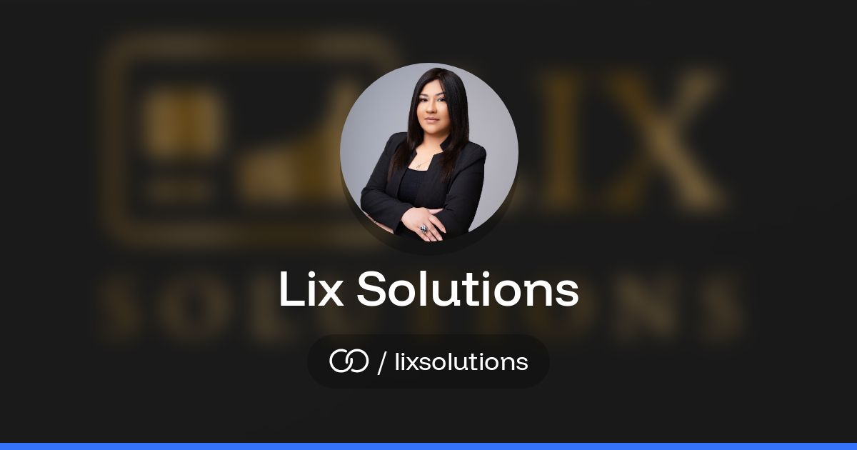 Lix Solutions (/lixsolutions) · solo.to