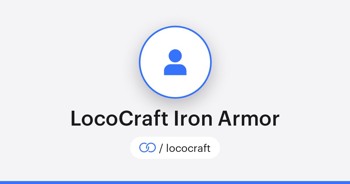 LocoCraft Iron Armor (/lococraft) · solo.to