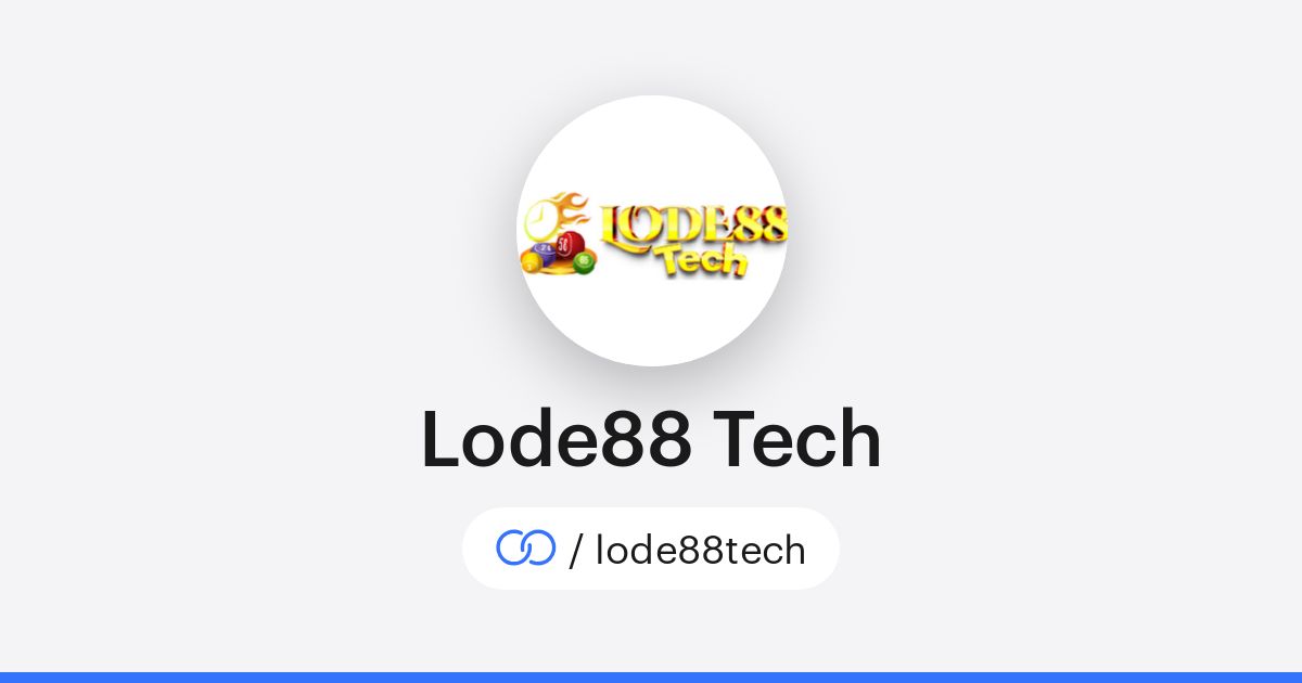 Lode88 Tech (/lode88tech) · solo.to