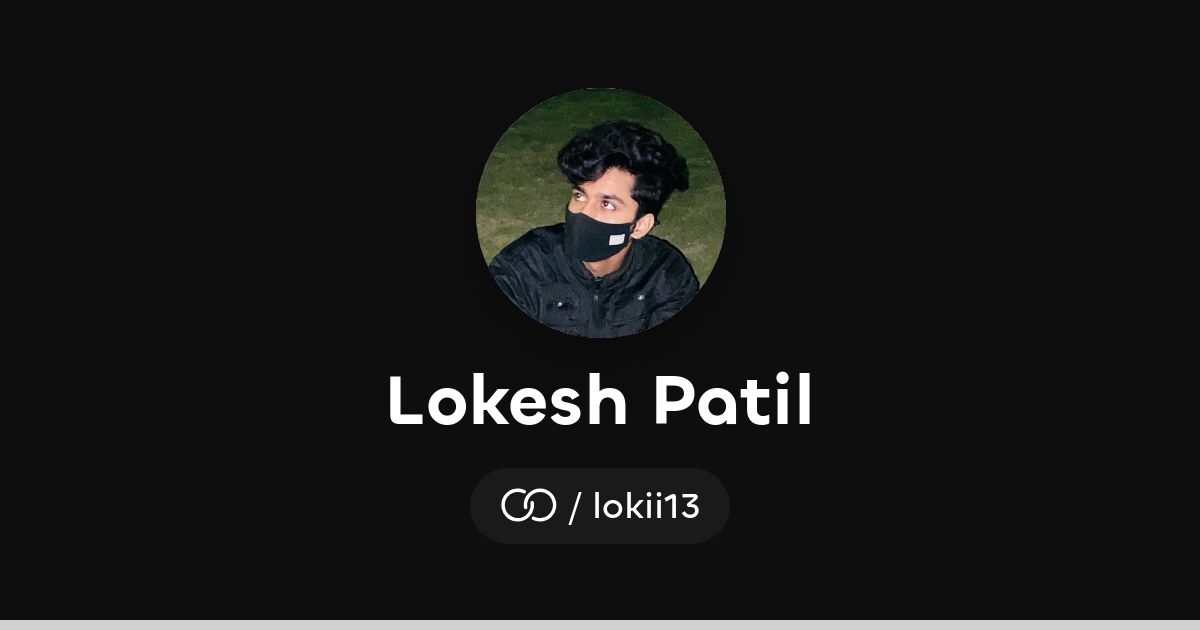 Lokesh Patil (/lokii13) · solo.to