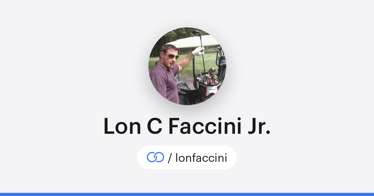 Lon C Faccini Jr. (/lonfaccini) · solo.to