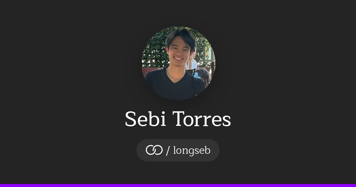Sebi Torres (/longseb) · solo.to