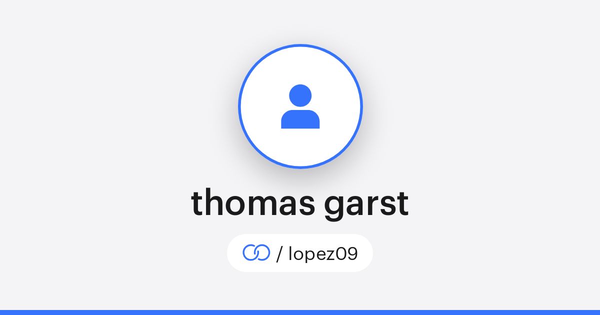 thomas garst (/lopez09) · solo.to